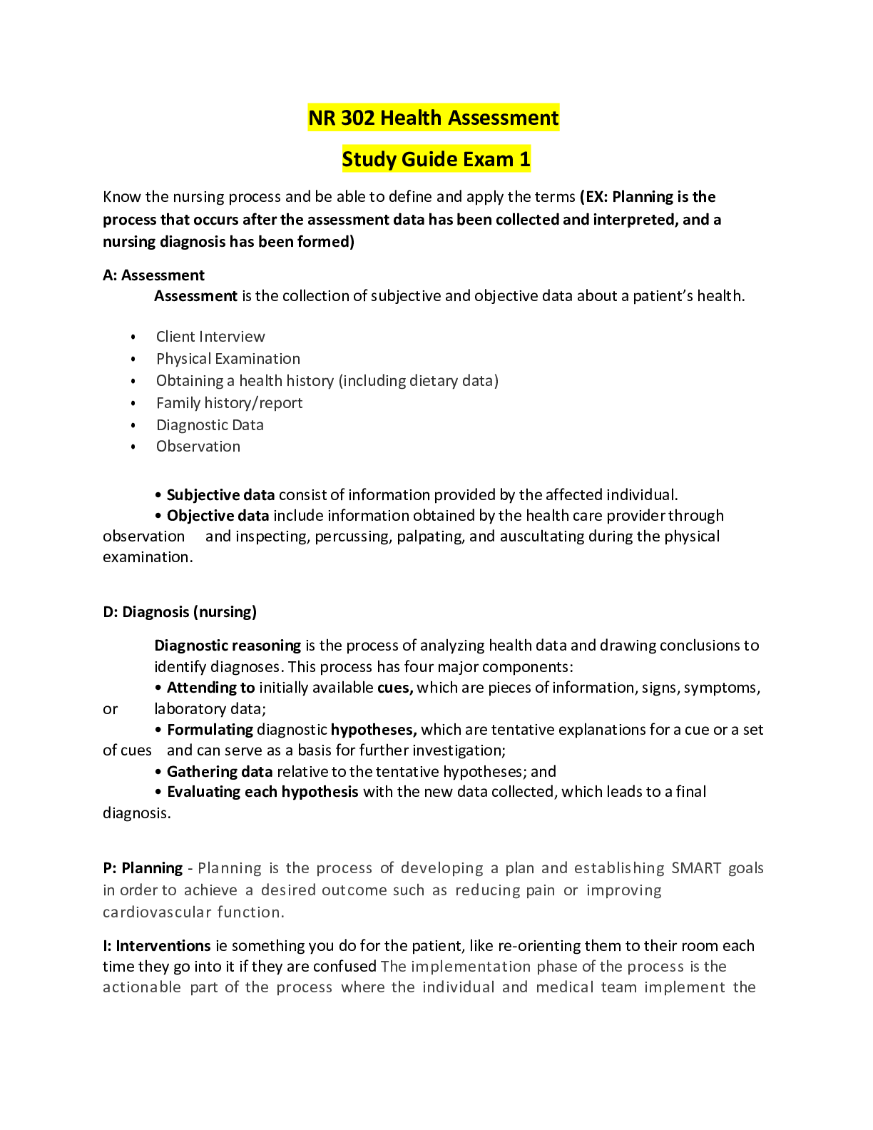 NCCP Examination Study Guide / 2025 Update / Score 100% / Complete Prep ...